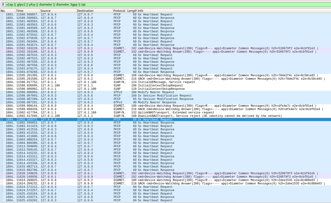 Unable to establish connection between PCSCF and PCRF. · Issue #1841 · open5gs/open5gs · GitHub