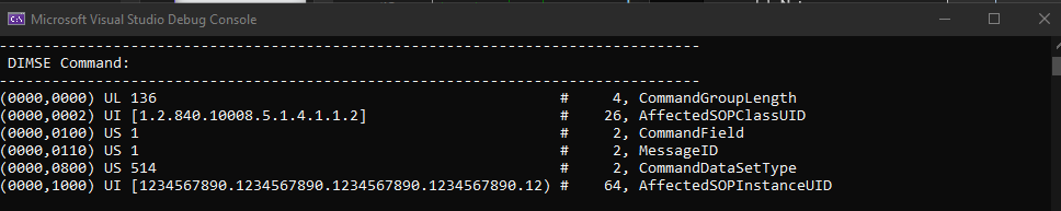 DicomDatasetDumper logging is truncating UID's · Issue #1505 · fo-dicom/fo-dicom · GitHub