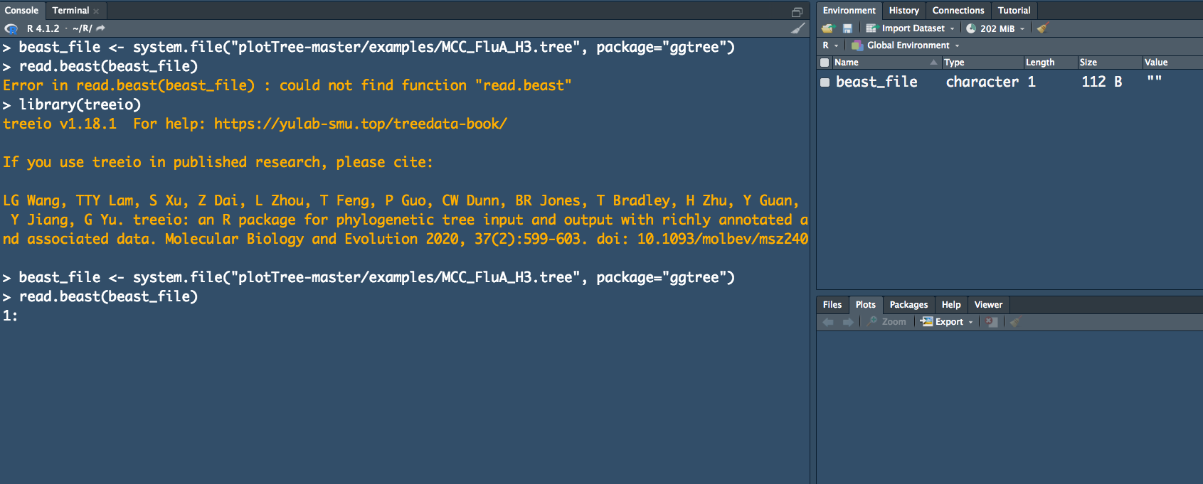 Problems With Ggtree And Treeio · Issue 495 · Yulab Smuggtree · Github