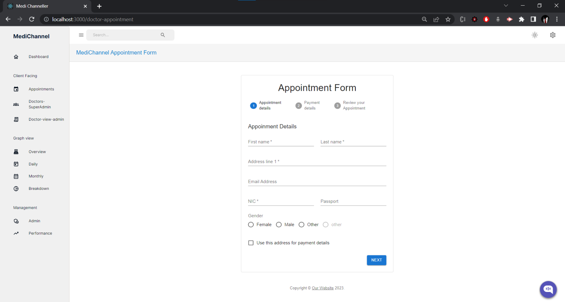 GitHub - CoorayNTL/outpatient_management_system