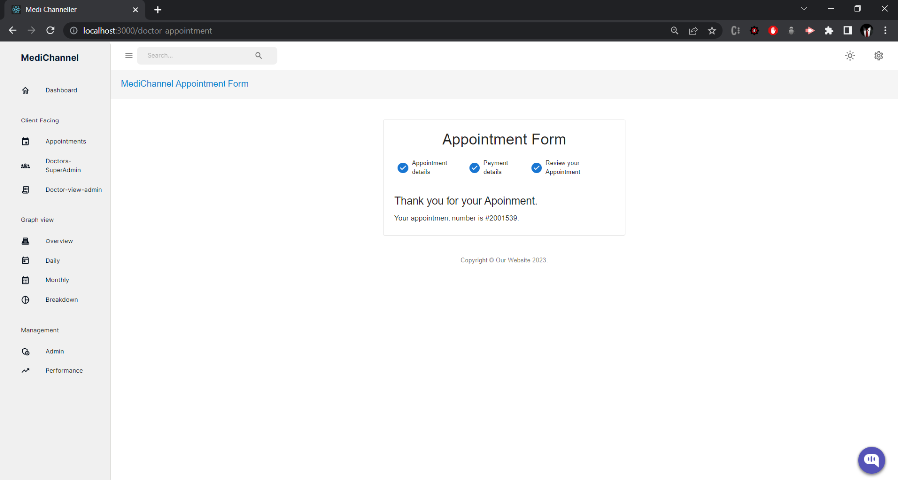 GitHub - CoorayNTL/outpatient_management_system