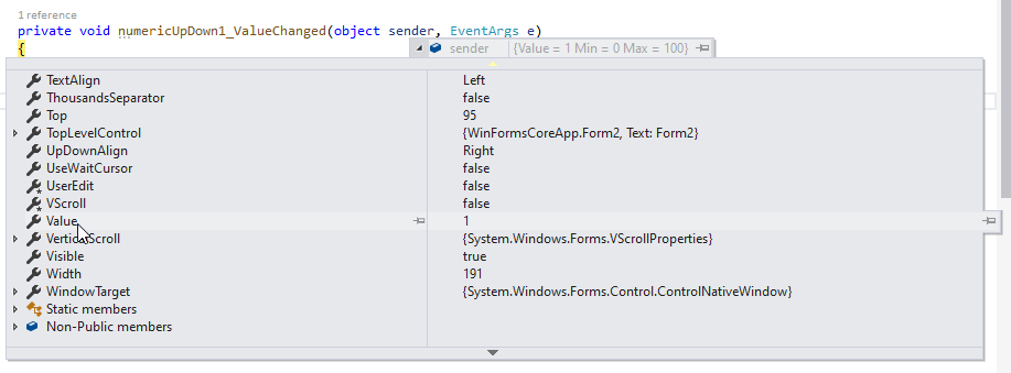NumericUpDown: unable to evaluate its properties at runtime · Issue ...