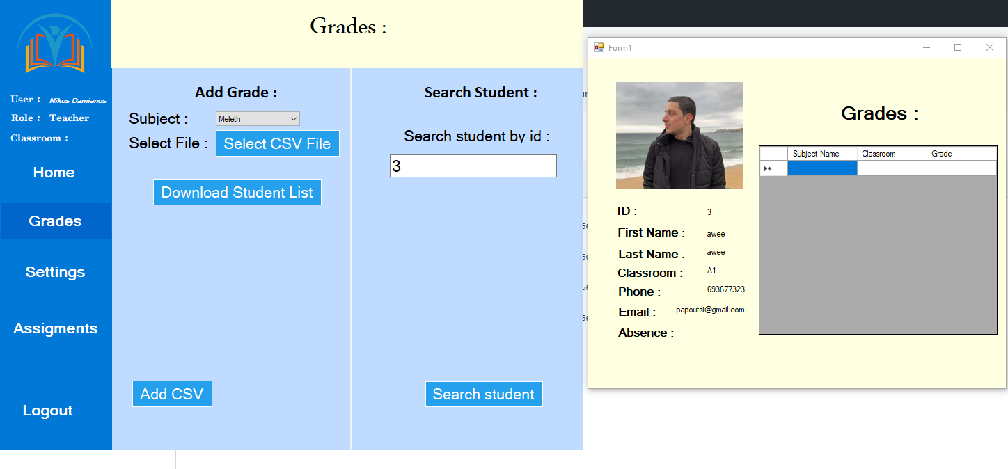 GitHub - kostas2370/School-System-UI: dssdsd