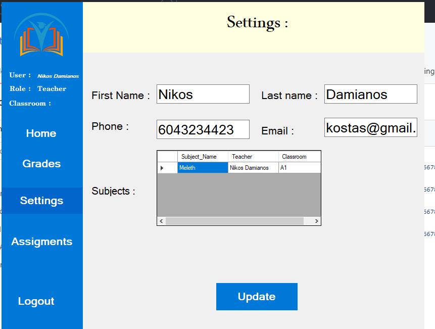 GitHub - kostas2370/School-System-UI: dssdsd