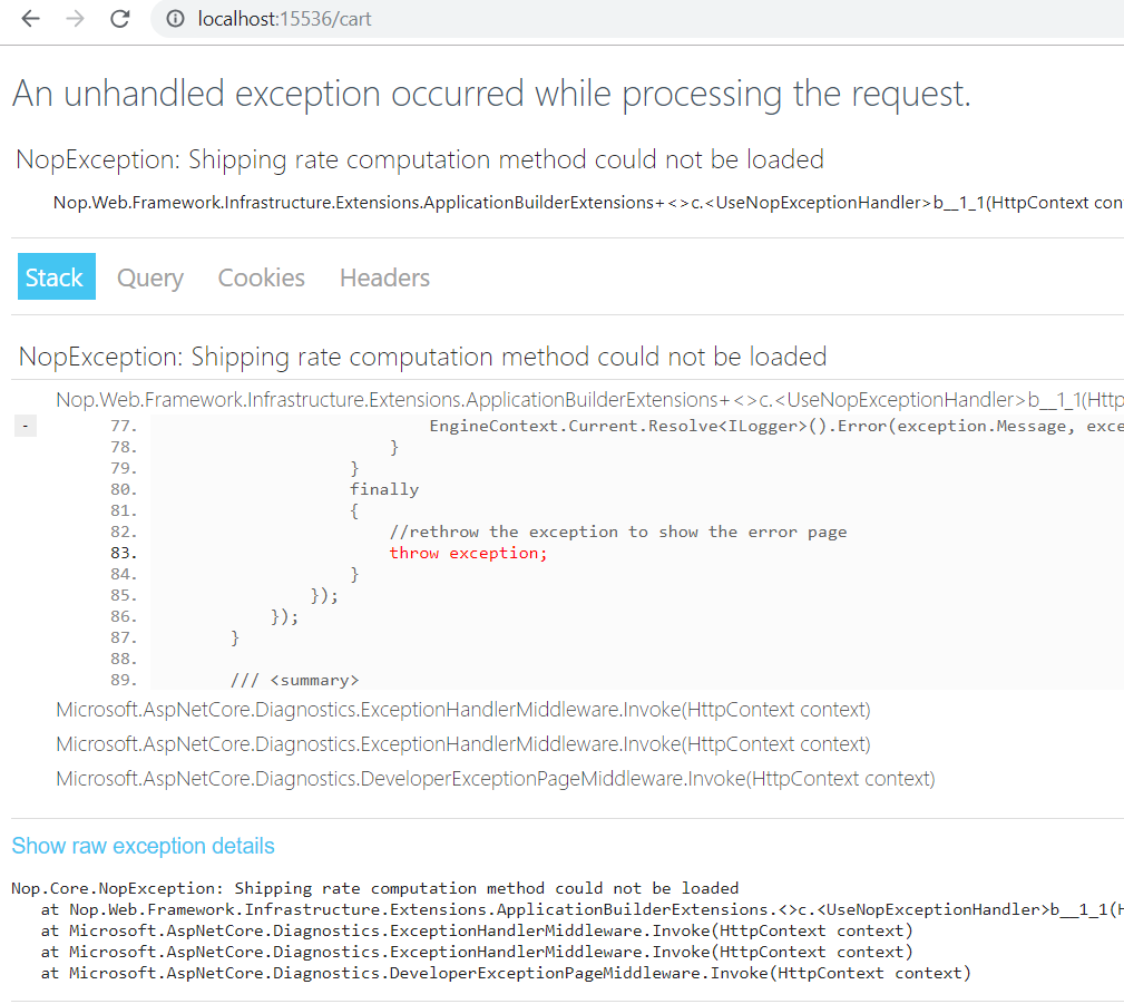 Shipping rate computation method could not be loaded · Issue #3545 · nopSolutions/nopCommerce ...