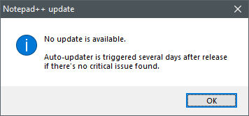 Provide more info when checking for update · Issue #9393 · notepad-plus ...