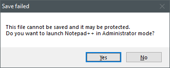 Save dialog should correctly elevate privileges (UAC) · Issue #9561 ...