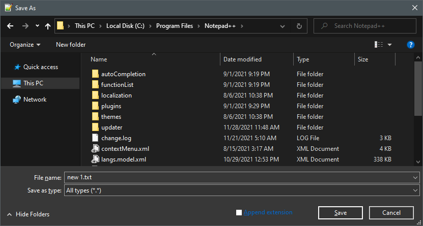 Feature Request: Save-As Choose File Extensions · Issue #10842 ...