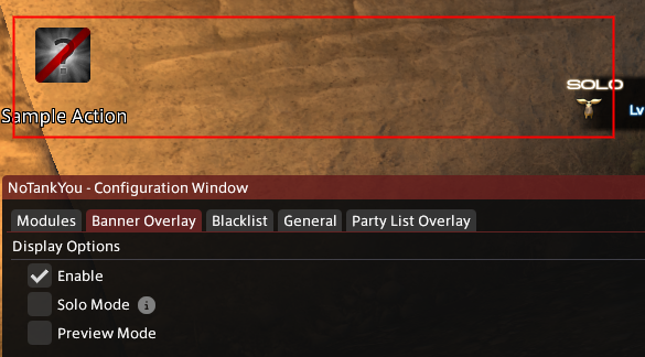Banner Overlay Preview always on · Issue #45 · MidoriKami/NoTankYou · GitHub