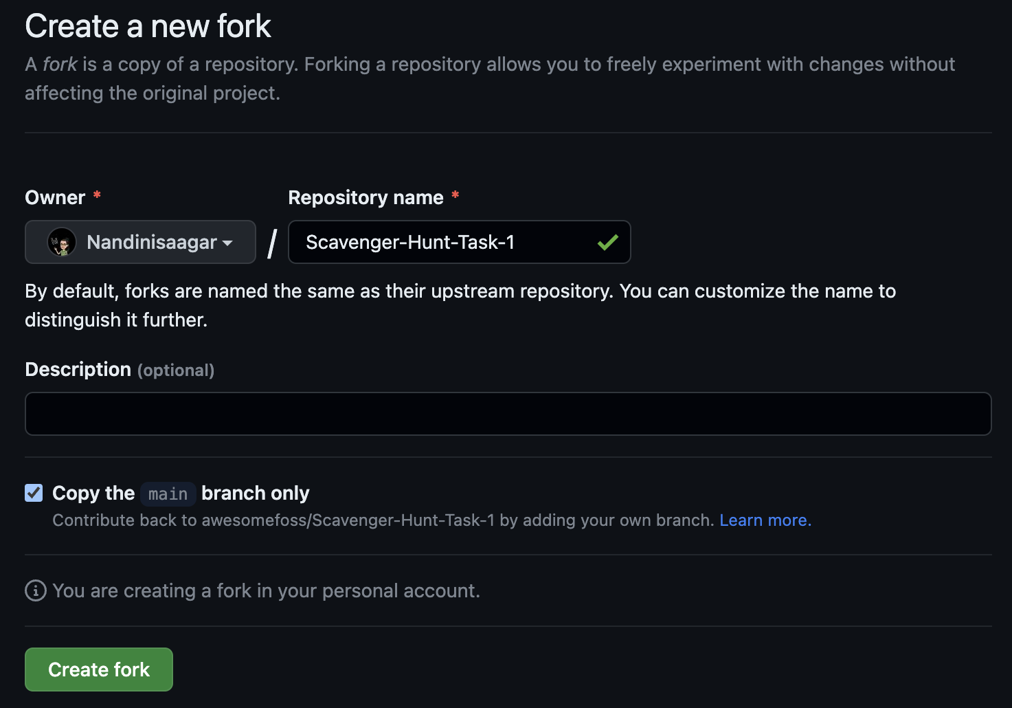 GitHub - awesomefoss/Scavenger-Hunt-Task-1