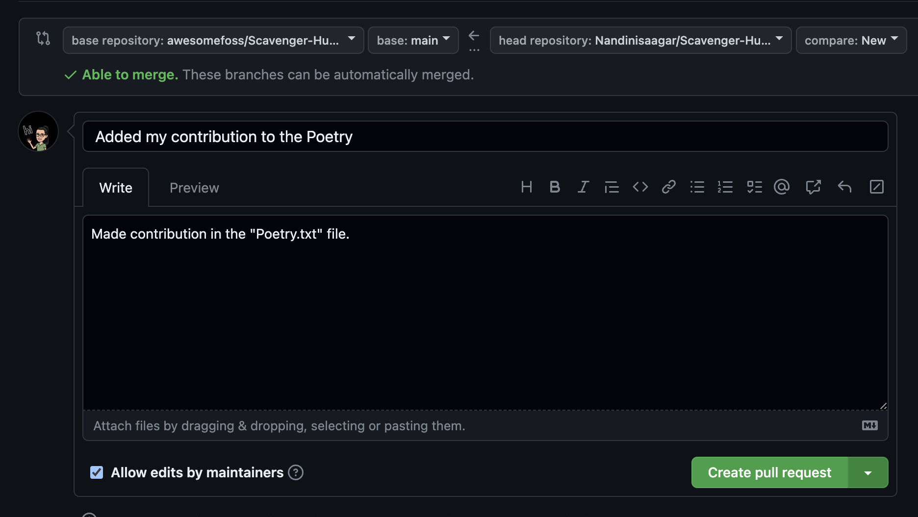 GitHub - awesomefoss/Scavenger-Hunt-Task-1