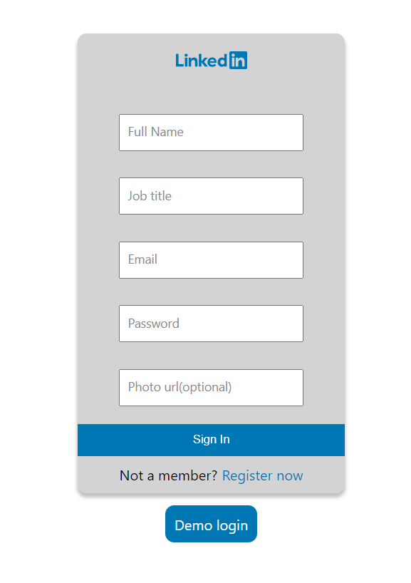 Github Kewintitus Linkedin Clone Linkedin Clone Desktop Version