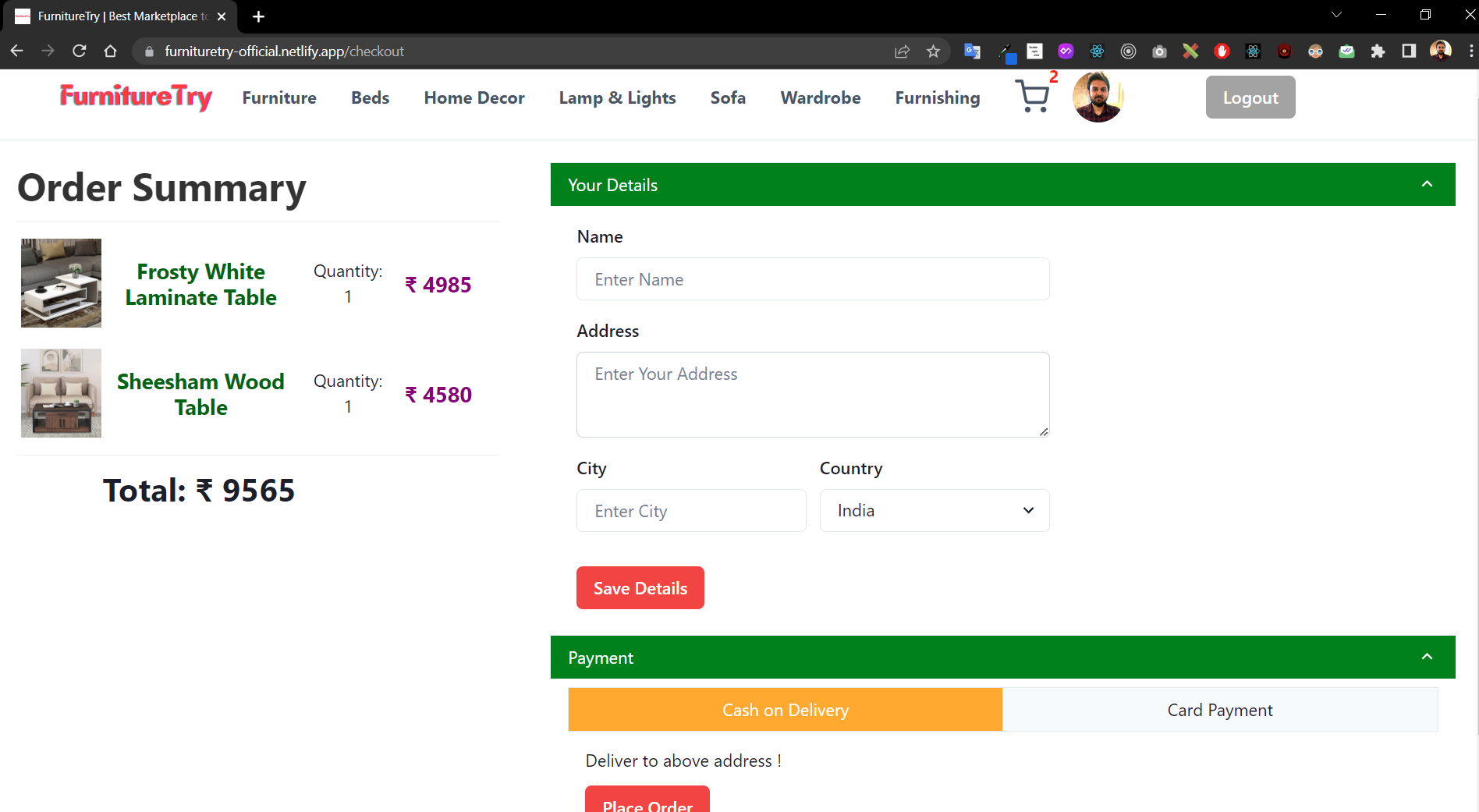 GitHub - prateek-bka/lazy-hose-3359: Pepperfry.com Clone : FurnitureTry an Indian online ...