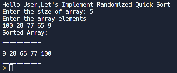 Github Rajshree02randomized Quick Sort This Is The Randomized Version Of Quick Sort 1621