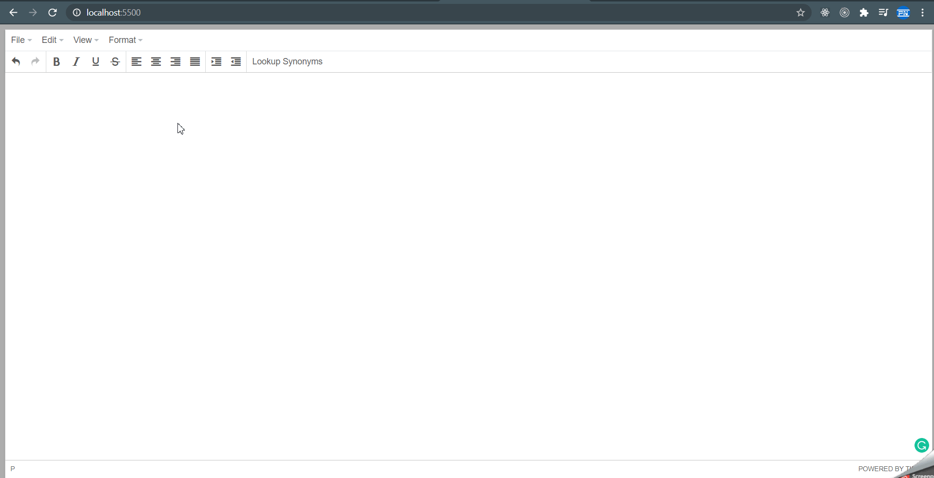 TinyMCE Synonyms Plugin · Issue #585 · TusharKesarwani/Front-End-Projects · GitHub