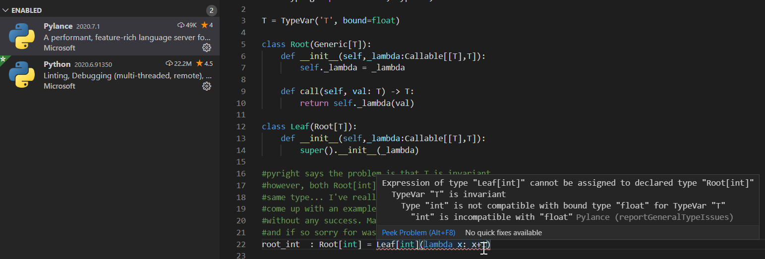 Don't Flag Generic Assignments to Base Classes With Matching Invariant ...