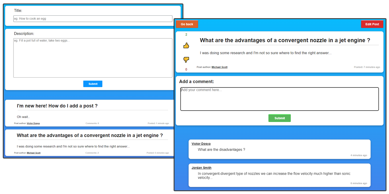 Github Vicdosya React Post Simple Make A Post Web App