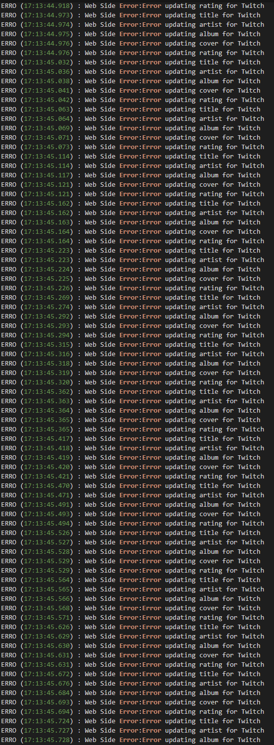 [Crticial] Error on not supported Twitch site. · Issue #86 · tjhrulz/WebNowPlaying · GitHub