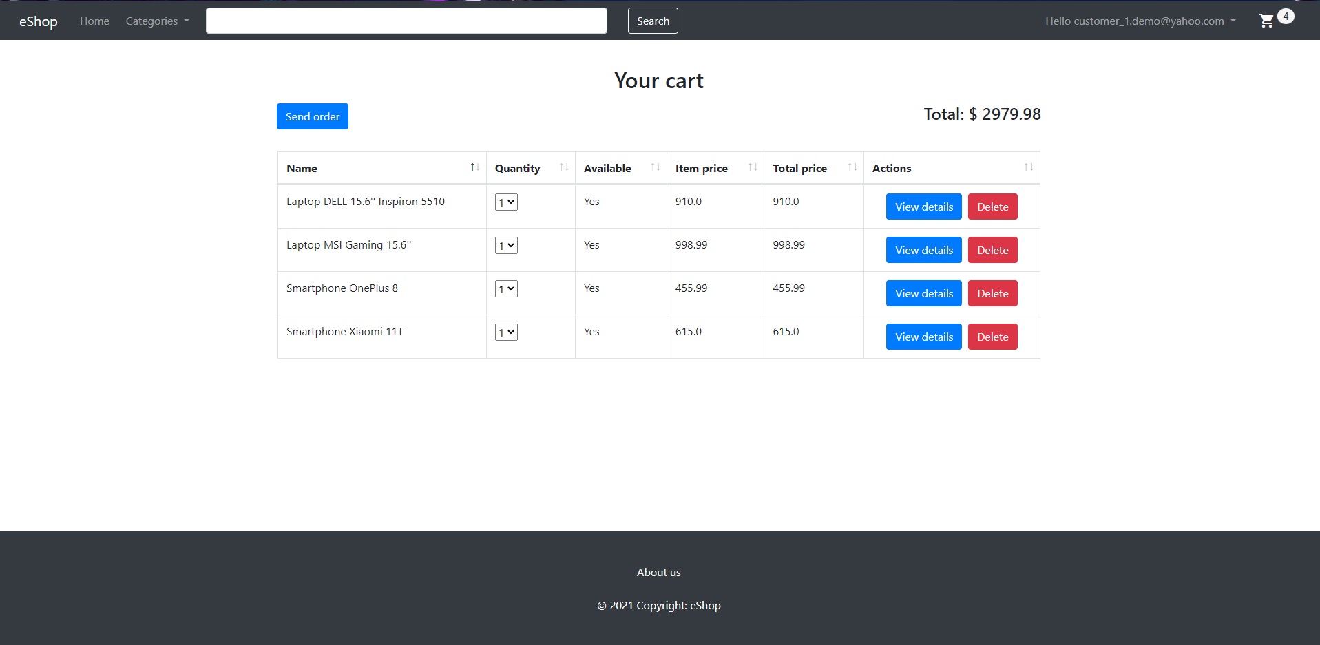 GitHub - AdrianMargarit/Shopping-app: Shopping application using Spring ...