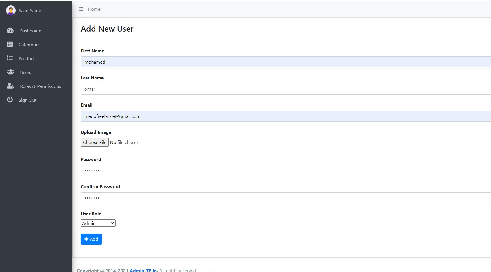 GitHub - AhmedOmar414/Laravel-Dashboard