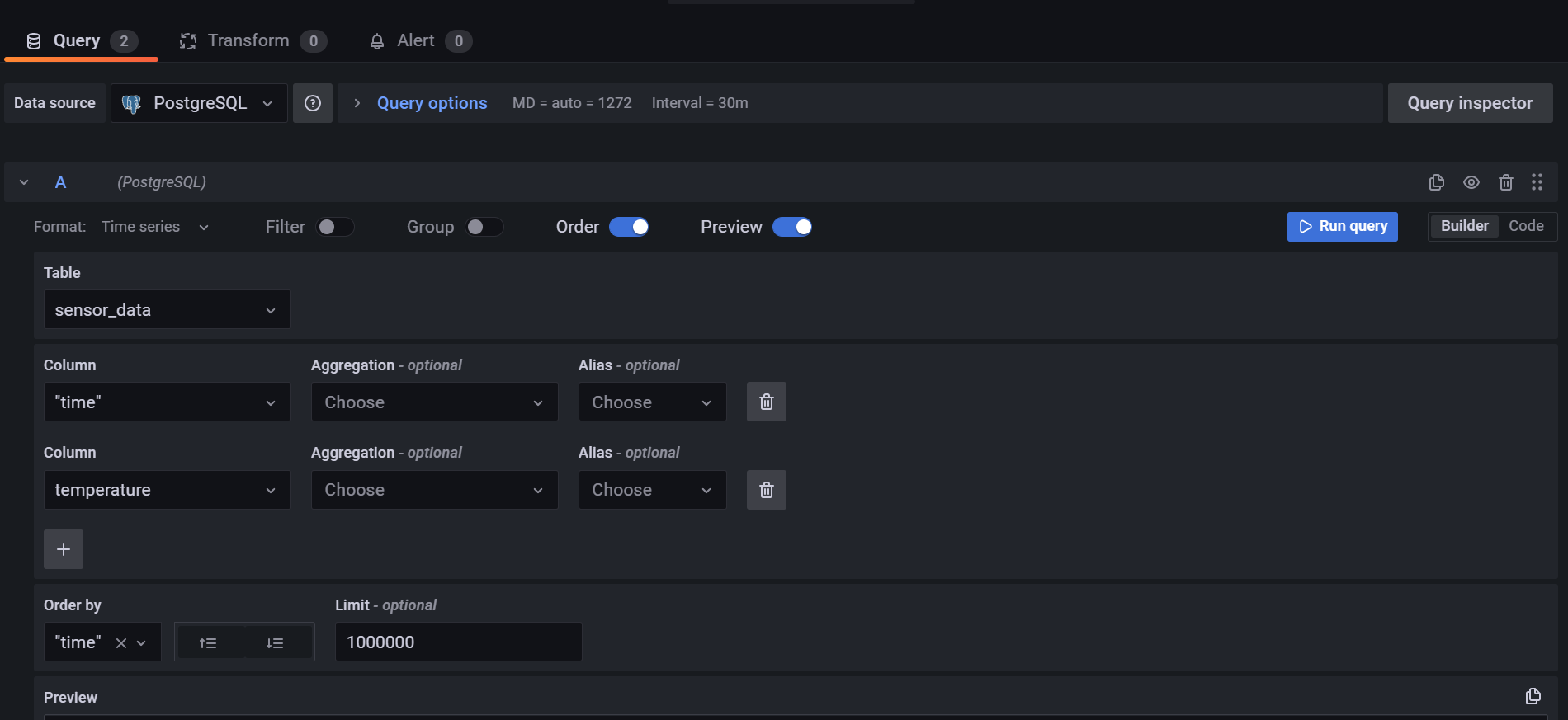 Query builder features from angular-version missing in react-version ...