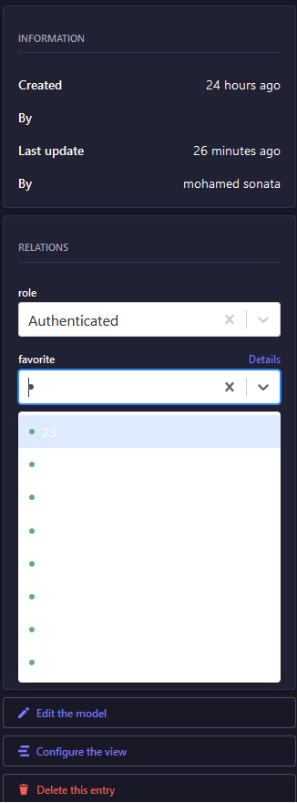 Collection Type relation field in darkmode background and field label has same color · Issue ...