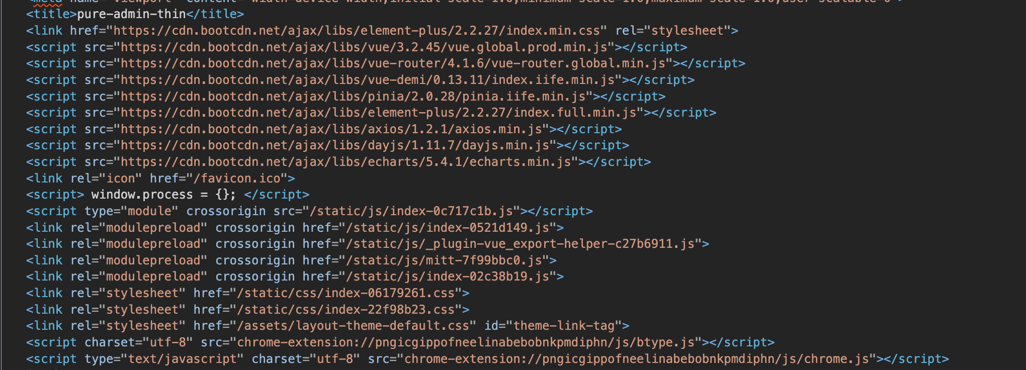 精简版 Buildstaging 使用cdn报错 · Issue 532 · Pure Adminvue Pure Admin · Github