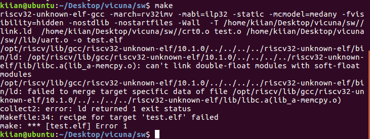 About Makefile And Linker · Issue 24 · Vproc Vicuna · Github