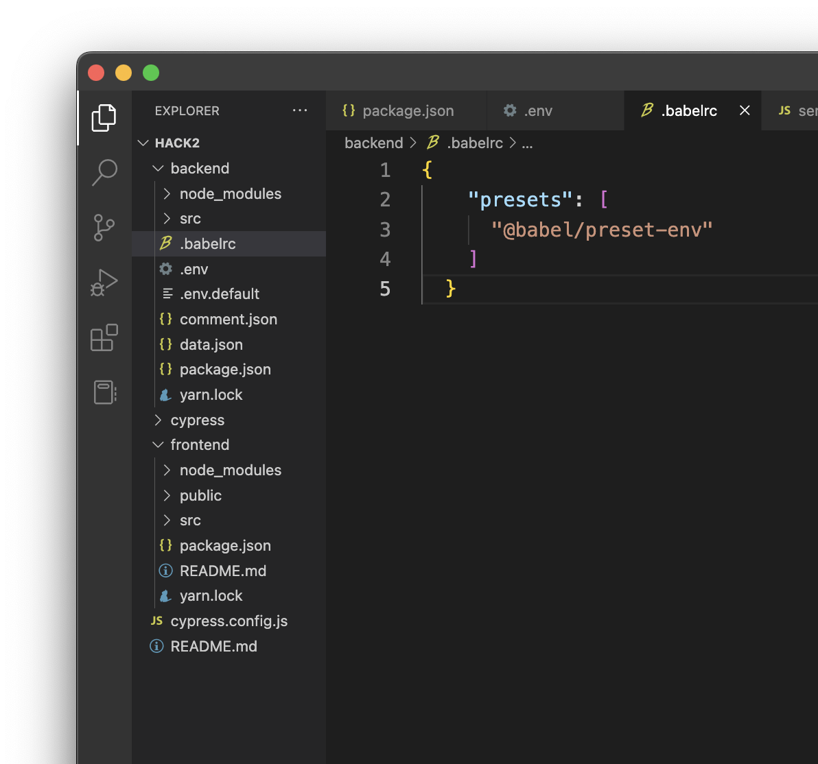 [nodemon] Directory import is not supported resolving ES modules imported from .../backend/src ...