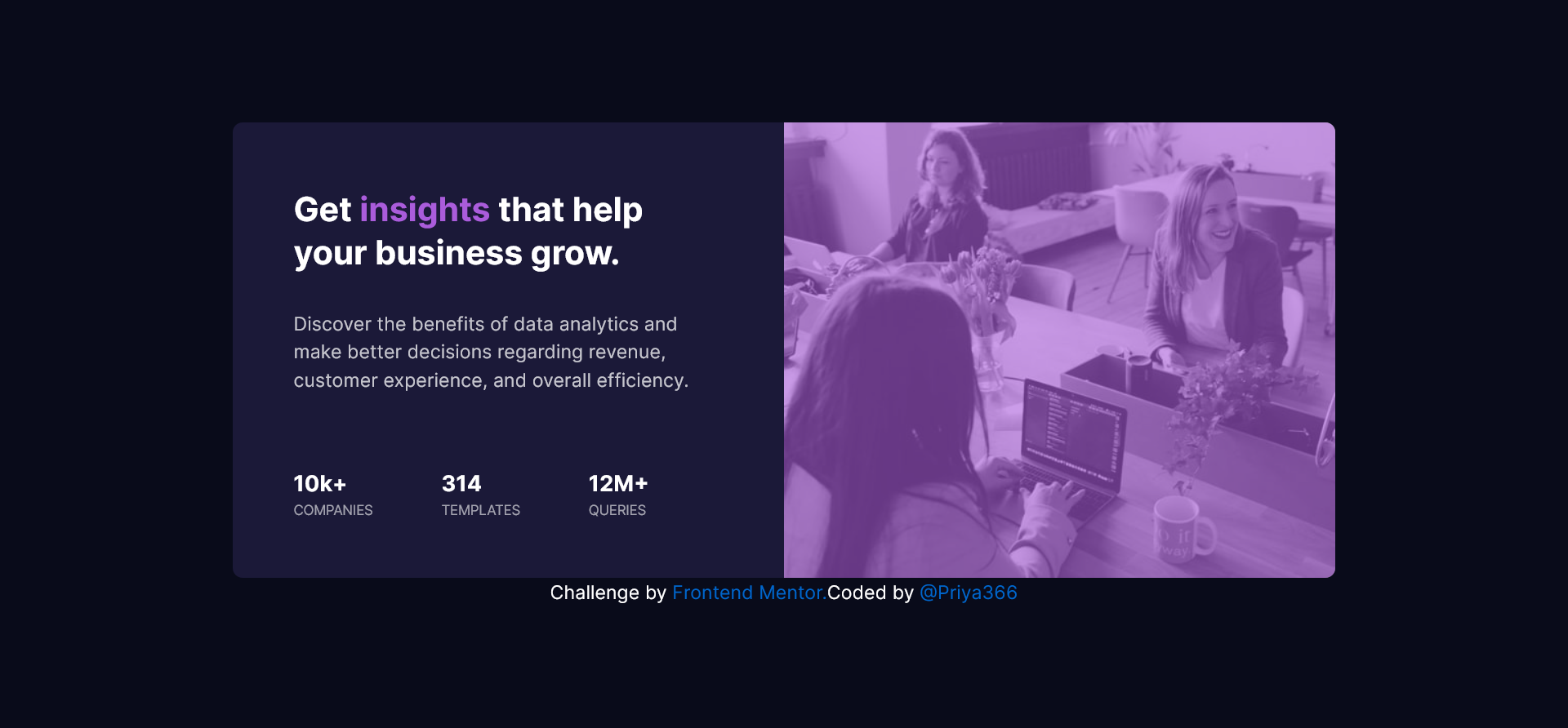 GitHub - Priya366/Stats-card