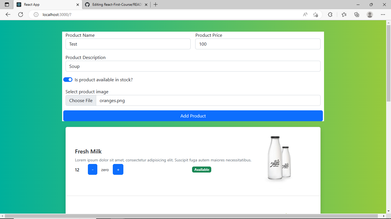 GitHub - Krishnam-Upadhyay/React-First-Course: Its my First React Project