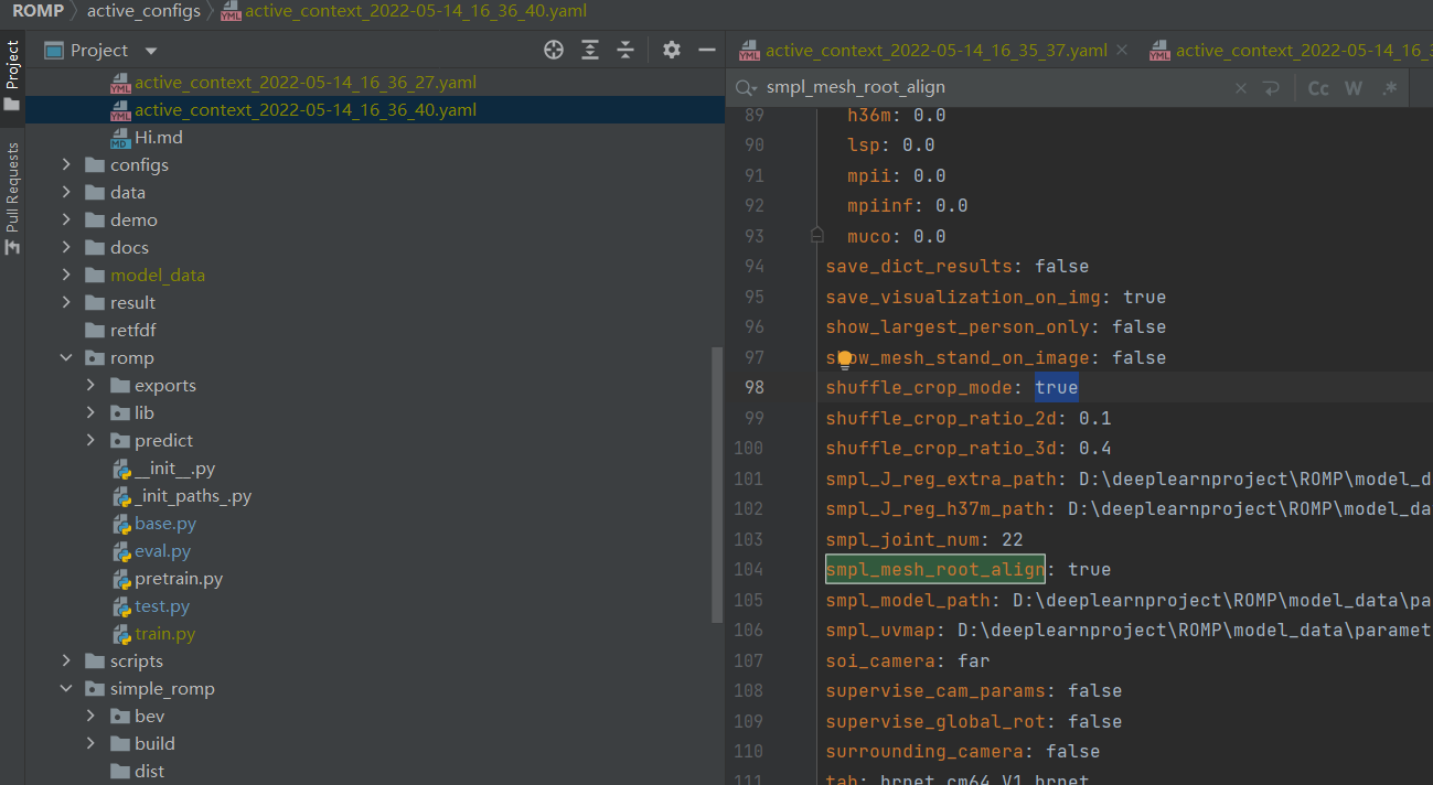 Fix a bit upward position with newly trained checkpoints in simple-romp · Issue #242 · Arthur151 ...