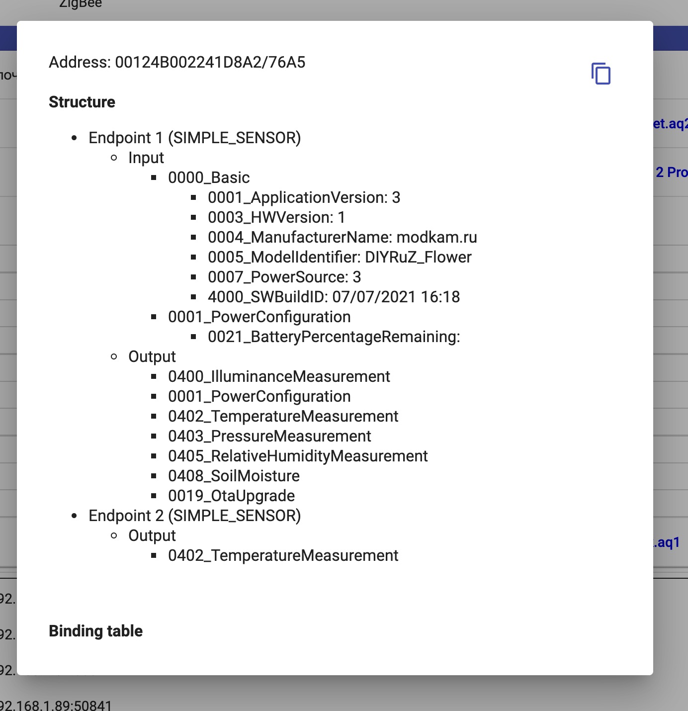 Hub не получает данные - Датчик влажности почвы Modkam (JetHome edition, Zigbee,CC2530) · Issue ...