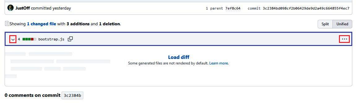 Github Load Diff Misplaced And Non Clickable On Many Commits · Issue