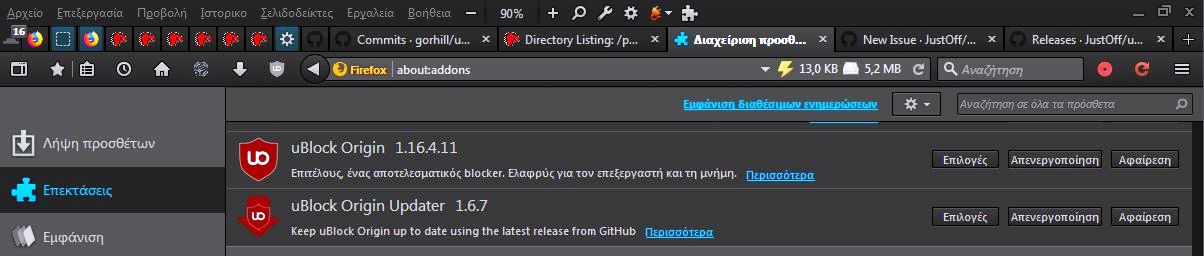 Have GitHub broken the extension once more? · Issue #19 · JustOff/ublock0-updater · GitHub