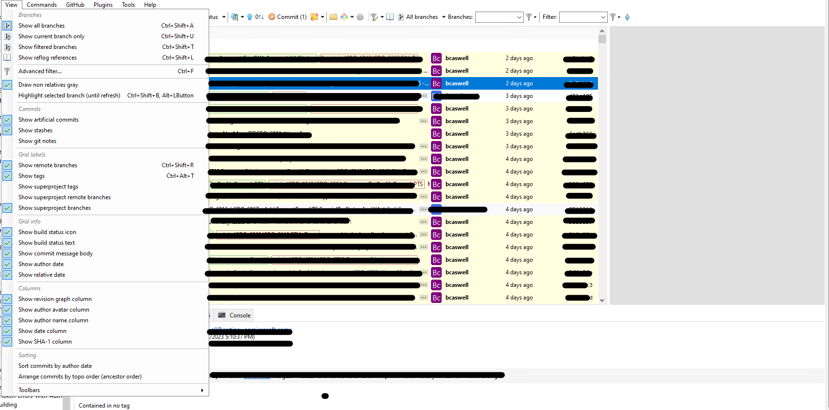 View Layout UI Bug with missing Dock Panel following Git Extension update. · Issue #10963 ...