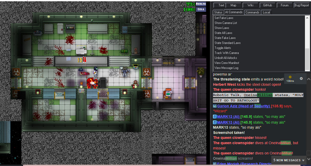 Clownspiders Target Aeyes · Issue 8683 · Goonstationgoonstation · Github 