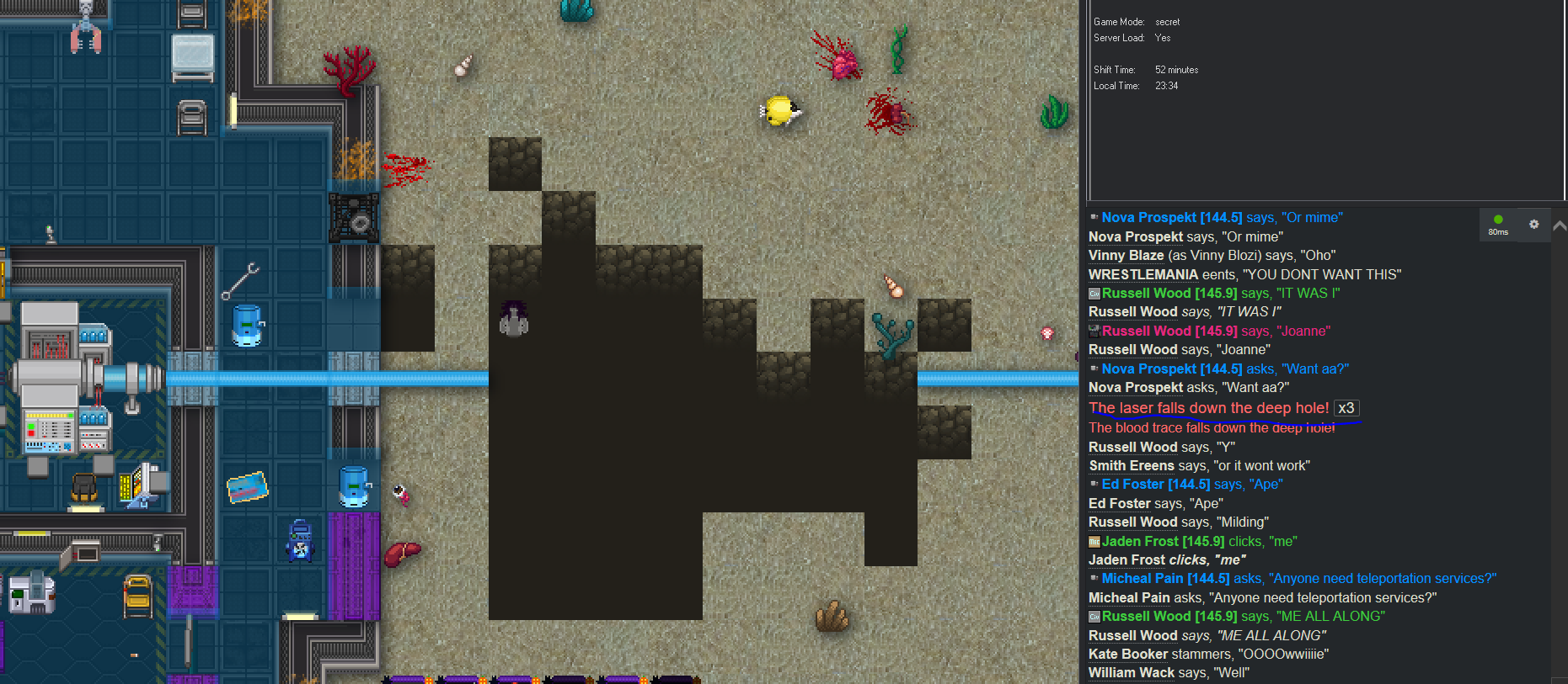 PTL lasers can fall into the trench · Issue #11316 · goonstation/goonstation · GitHub