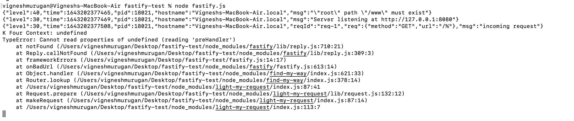 Calling Replycallnotfound Inside Frameworkerrors Can Result In An Uncaught Exception · Issue