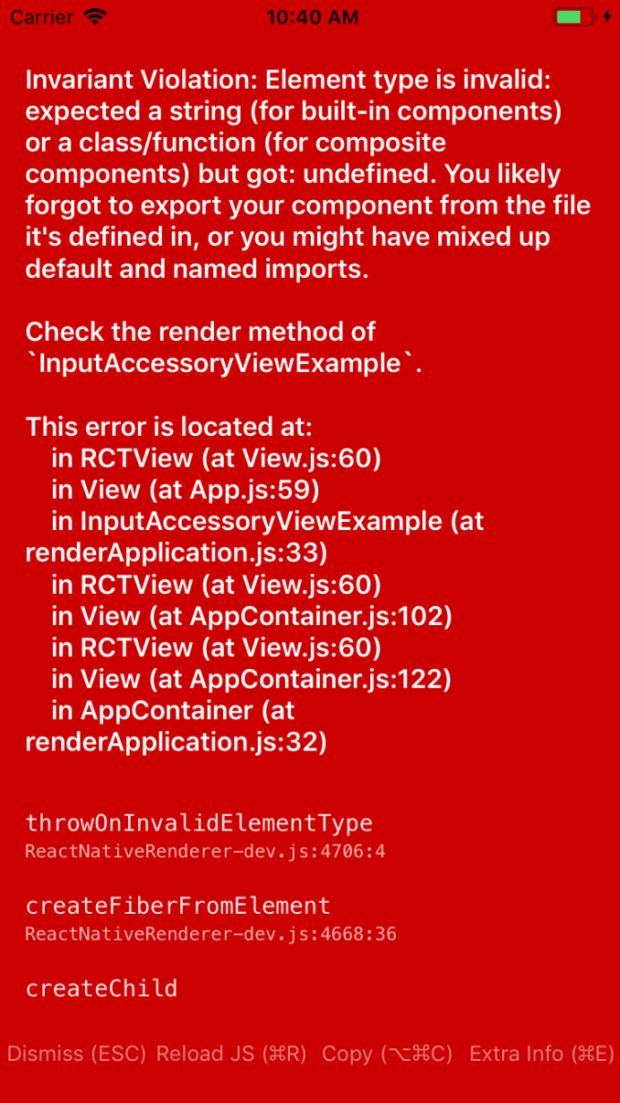 Inputaccessoryview Not Working In React Native 055 · Issue 18923 7796