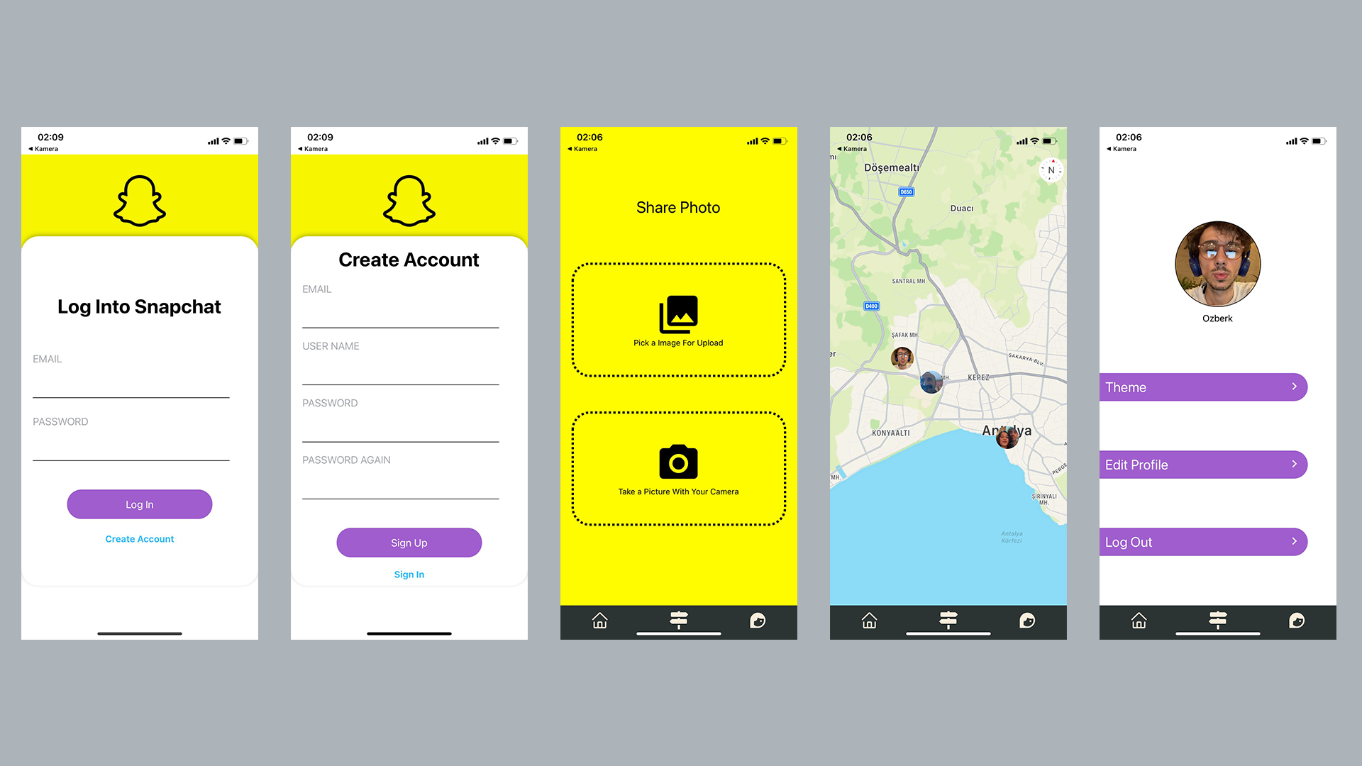 GitHub - Ozberksenn/snapchat-clone