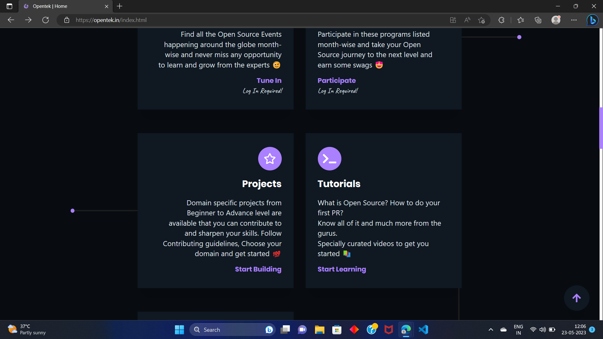Ui improvement by adding scroll reveal feature in Features and about section. · Issue #200 ...