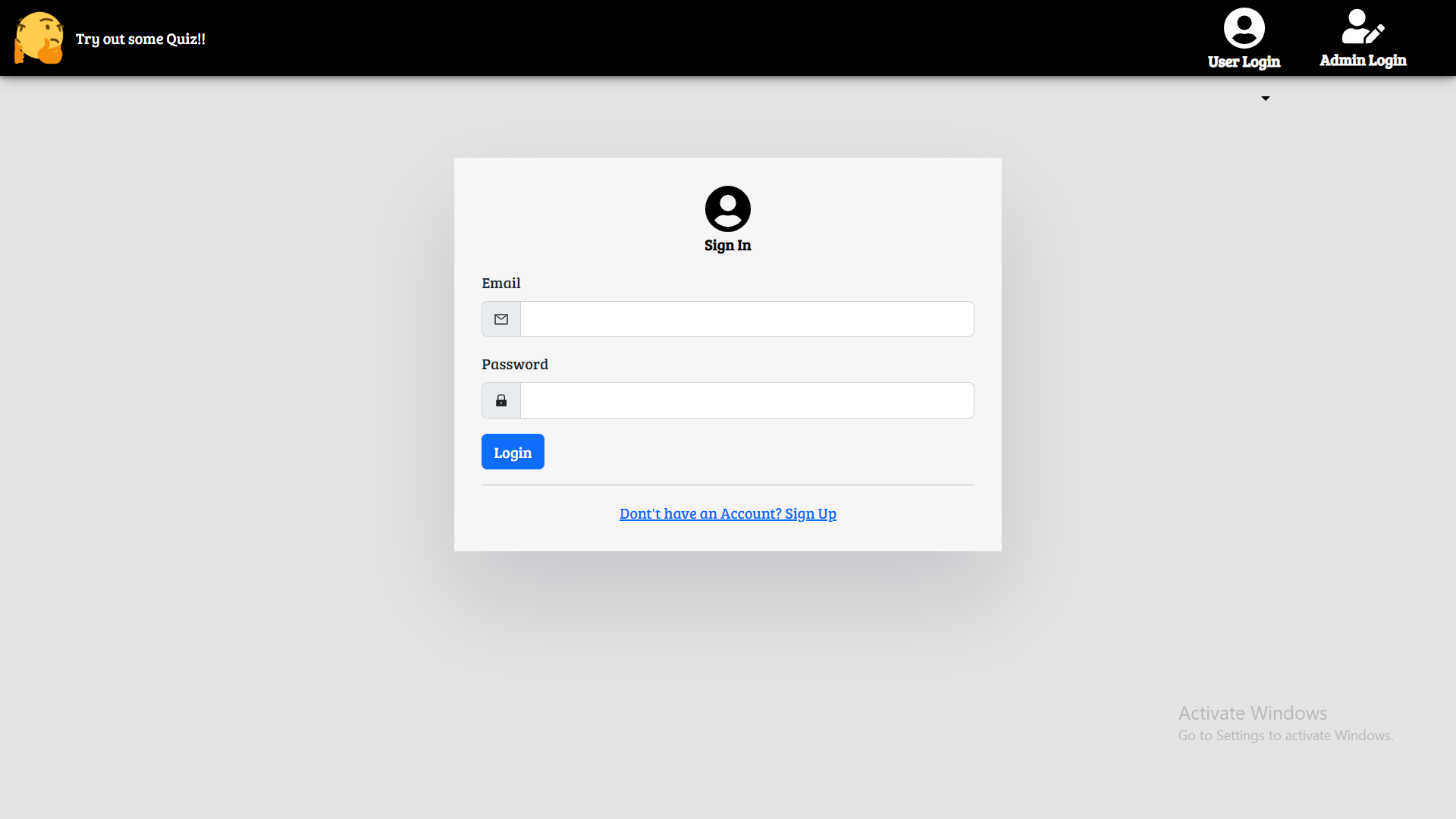 GitHub - SumanVastrakar/MyQuizApp: Quiz App is an online website built from scratch on my own ...
