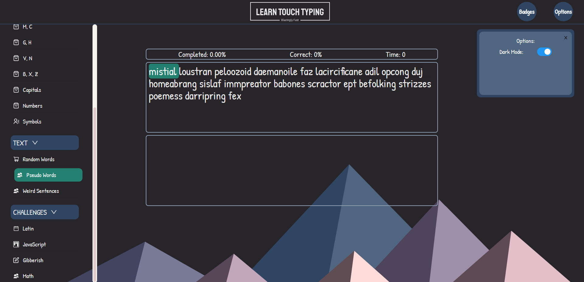 GitHub - RojetSavage/git-good-at-typing: practice and become blazingly fast