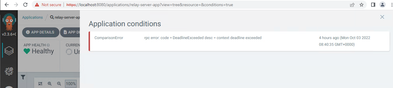 Not able to deploy application through Argo-CD in Kubernetes cluster ...