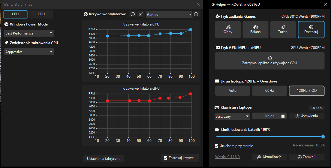 Custom fan curves are rejected by Asus BIOS. ASUS ROG Strix G531GU · Issue #1206 · seerge/g ...