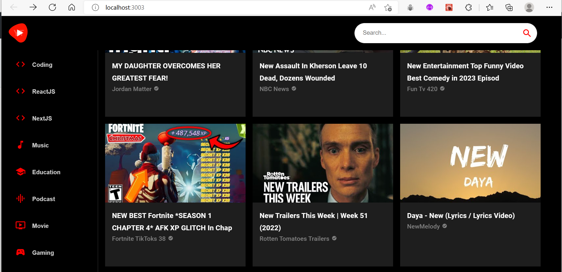GitHub - Shyamlee-1207/YouTube-Clone