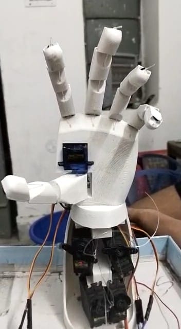 GitHub - ShivamJha1808/Bionic-hand-Gesture-Controlled