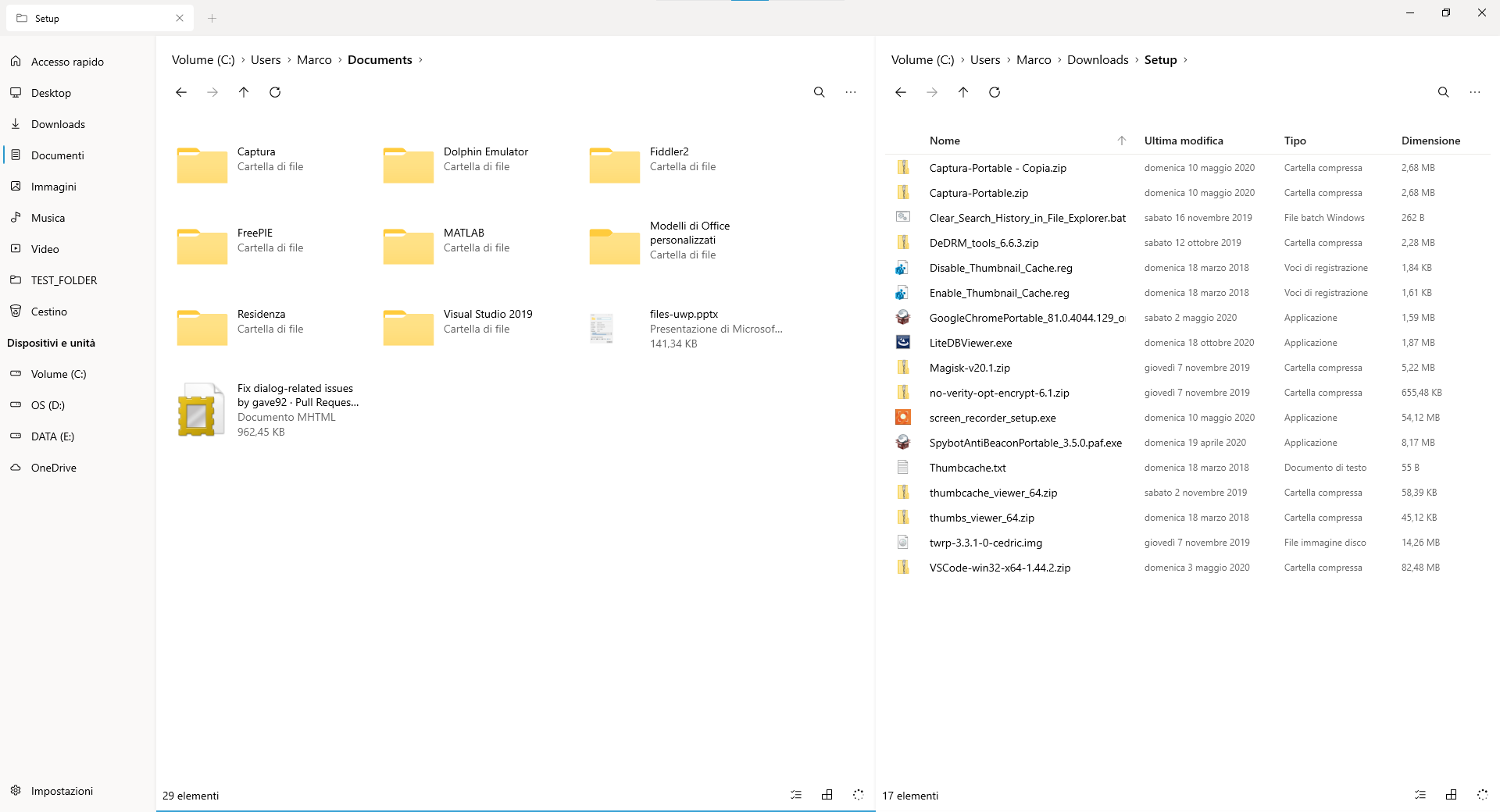 splitted windows · Issue #2801 · files-community/Files · GitHub